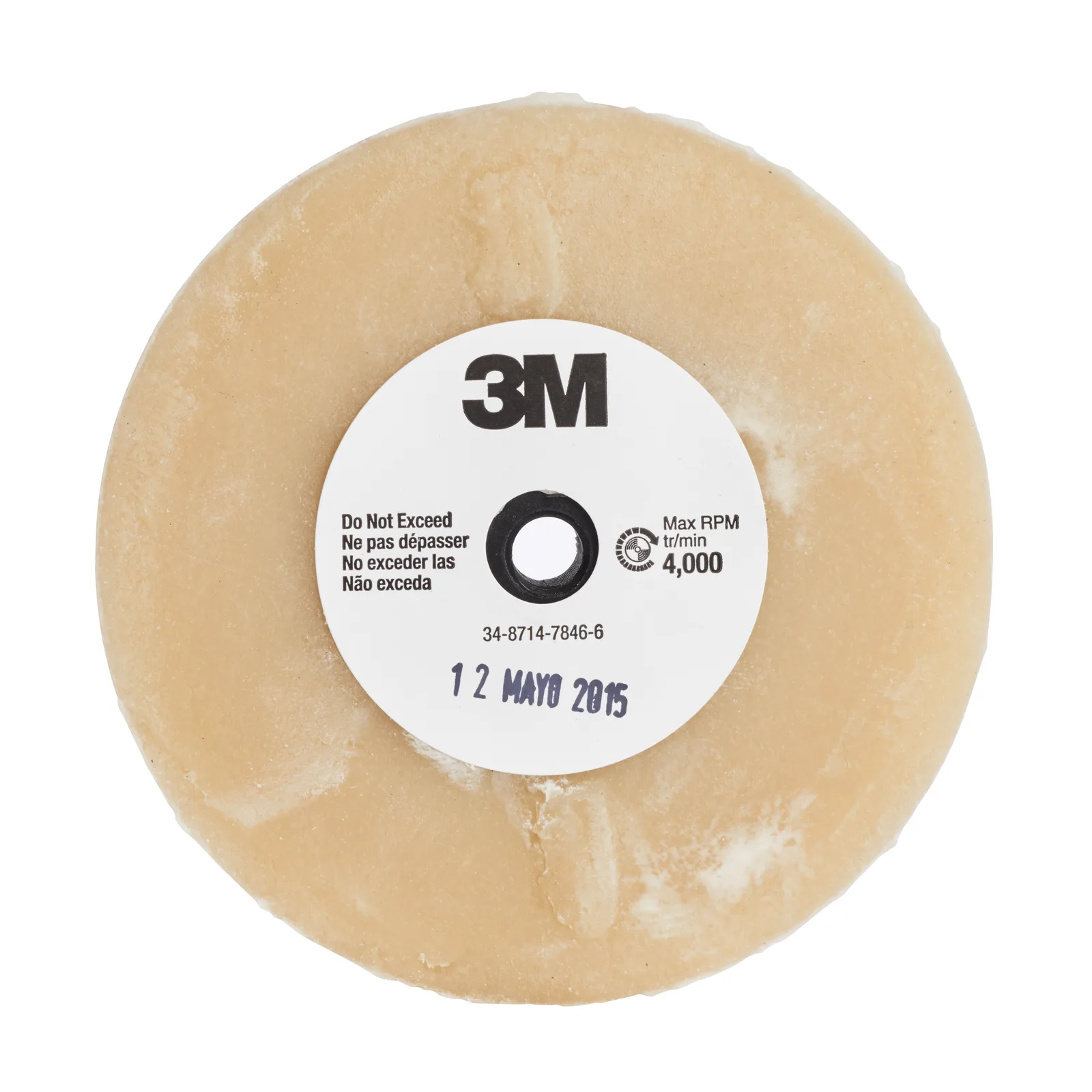 3M™ Stripe Off Wheel, 07498, 4 in x 5/8 in, with Mandrel, 5 ea/Case ...